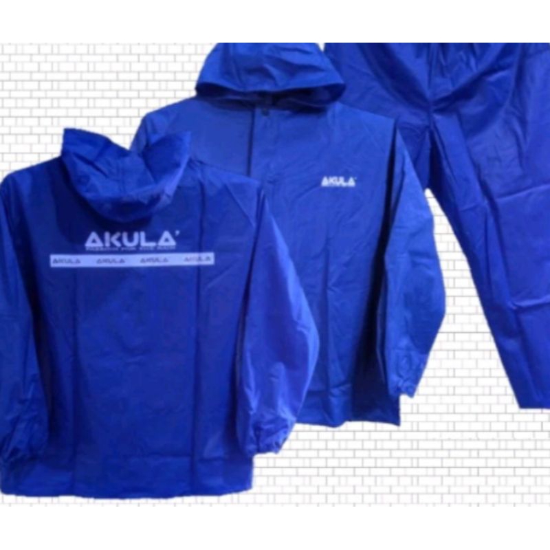 Jual Jas hujan raincoat AKULA jumbo pria wanita semua ukuran | Shopee Indonesia
