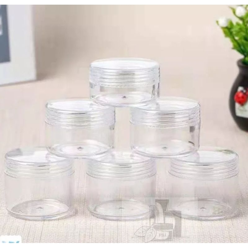 Jual Pot jar bening acrylic tempat cream makeup | Shopee Indonesia