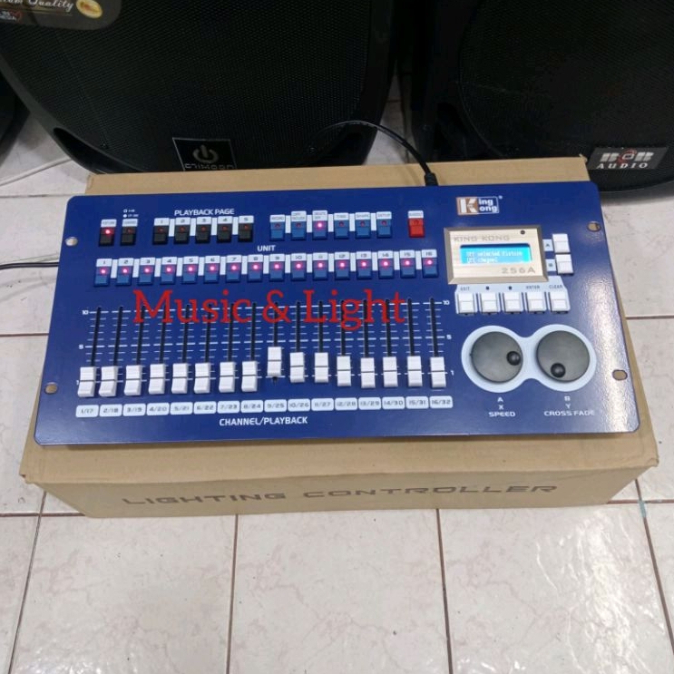 Jual Mixer lampu Kingkong 256A Original Mixer Lighting lampu panggung ...