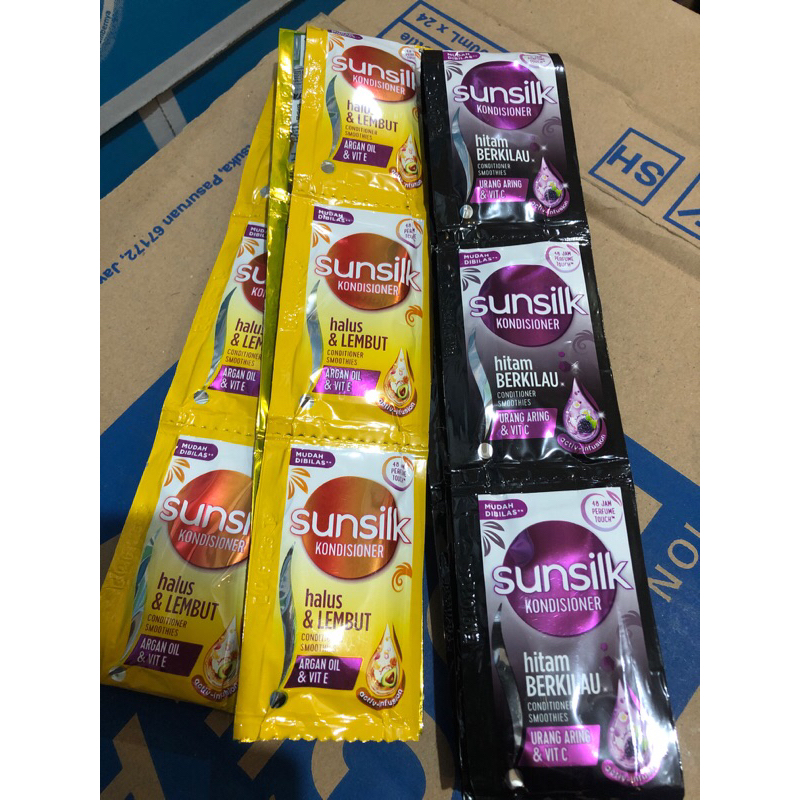 Jual [Kondisioner] SUNSILK 1 Renteng Isi 12 Sachet | Shopee Indonesia