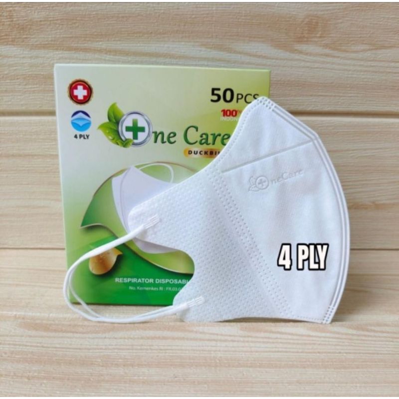 Jual MASKER DUCKBILL ONE CARE 4 PLY ISI 50 PCS | Shopee Indonesia