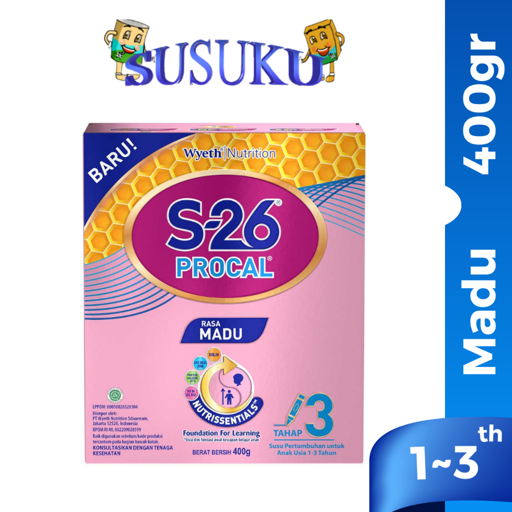 Jual S26 Procal Tahap 3 - 400gr Susu Formula Terbaik untuk Tumbuh ...