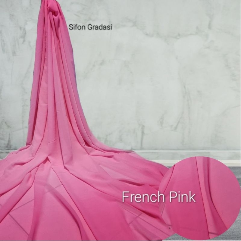 Jual Kain Gradasi Sifon / Bahan Chiffon Ombre | Shopee Indonesia