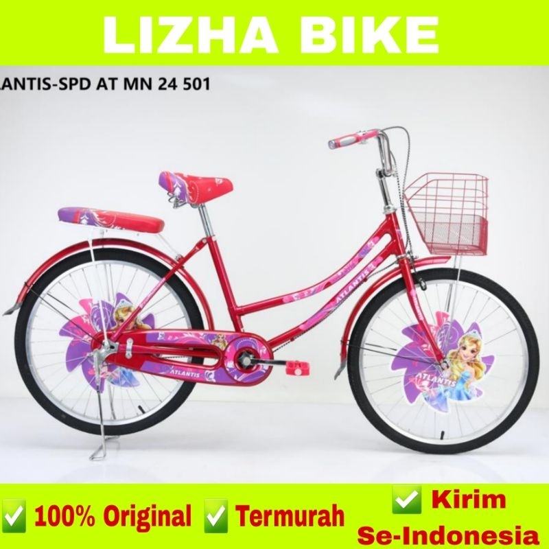 Jual Sepeda Mini Dewasa Atlantis 24" AT MN 501 Boncengan Keranjang ...