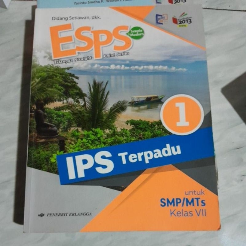 Jual ESPS IPS TERPADU KELAS 1/7 SMP K13 REVISI PENERBIT ERLANGGA ...