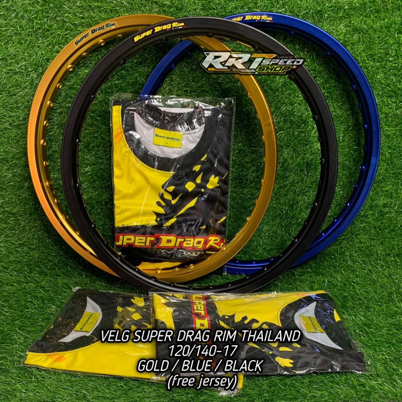 Jual RRT FREE JERSEY VELG SUPER DRAG RIM THAILAND ORIGINAL 120 140 RING ...