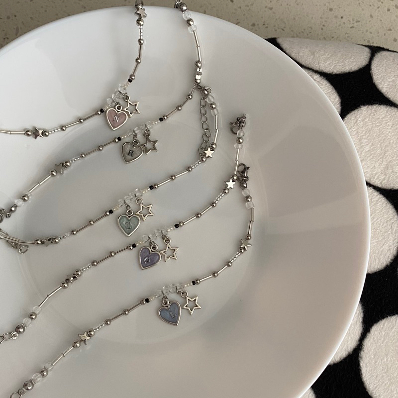 Jual (LANGSUNG KIRIM) ANNE INITIAL BRACELET // jual gelang inisial nama ...