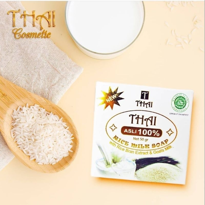 Jual Thai Rice Milk Soap - Sabun Beras | Goat's Milk Soap 50gr - Sabun ...