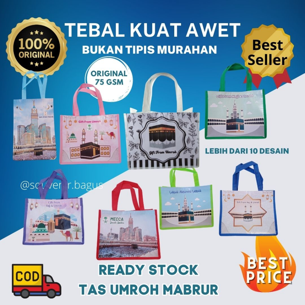 Jual Tas Souvenir Haji Umroh Ready Stock Oleh Oleh Gift Hajj Umrah ...