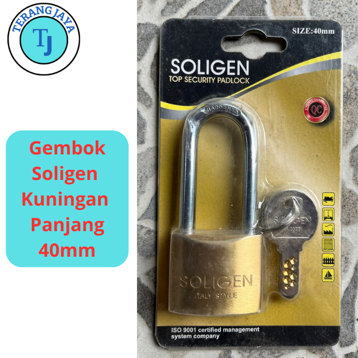 Jual Gembok Soligen Per 40 mm Panjang Kuningan | Shopee Indonesia
