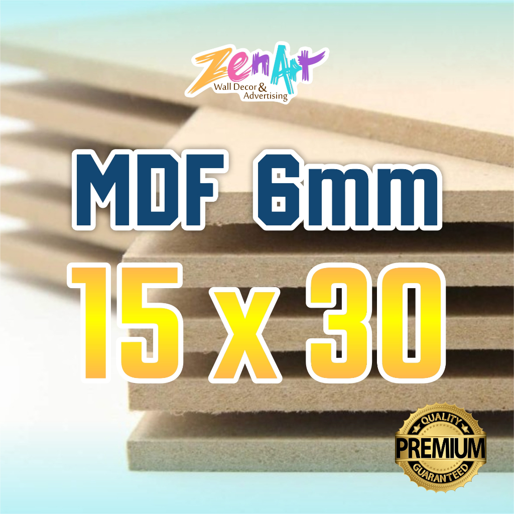Jual Papan MDF MURAH Ukuran 15x30 Tebal 6mm | Shopee Indonesia
