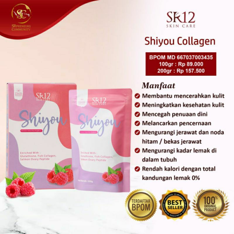 Jual Shiyou Collagen SR12 - Beauty drink - Minuman sehat | Shopee Indonesia