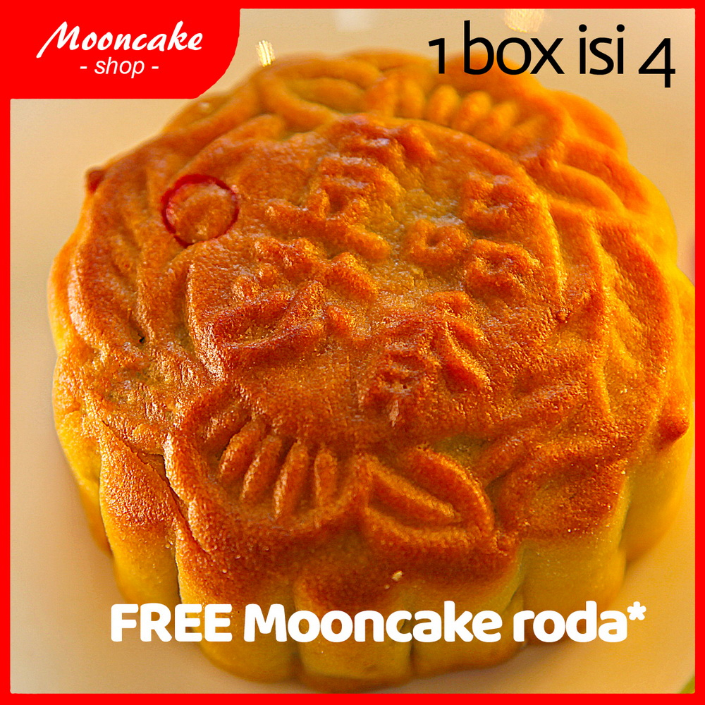 Jual Mooncake Kue Bulan Moon Cake HALAL (box 4pcs) | Shopee Indonesia