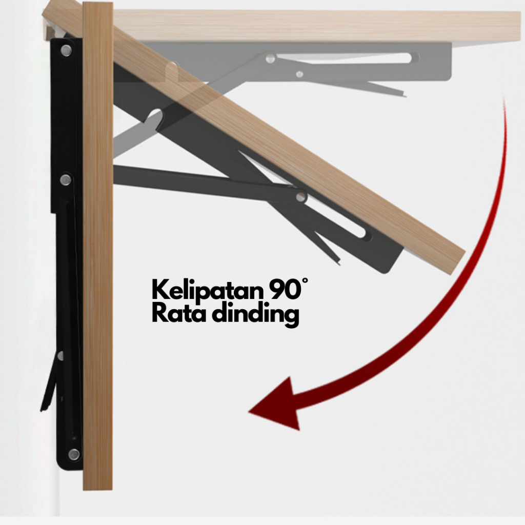 Jual Engsel Meja Lipat Dinding 8',10',12',14',16',18',20' Siku Lipat ...