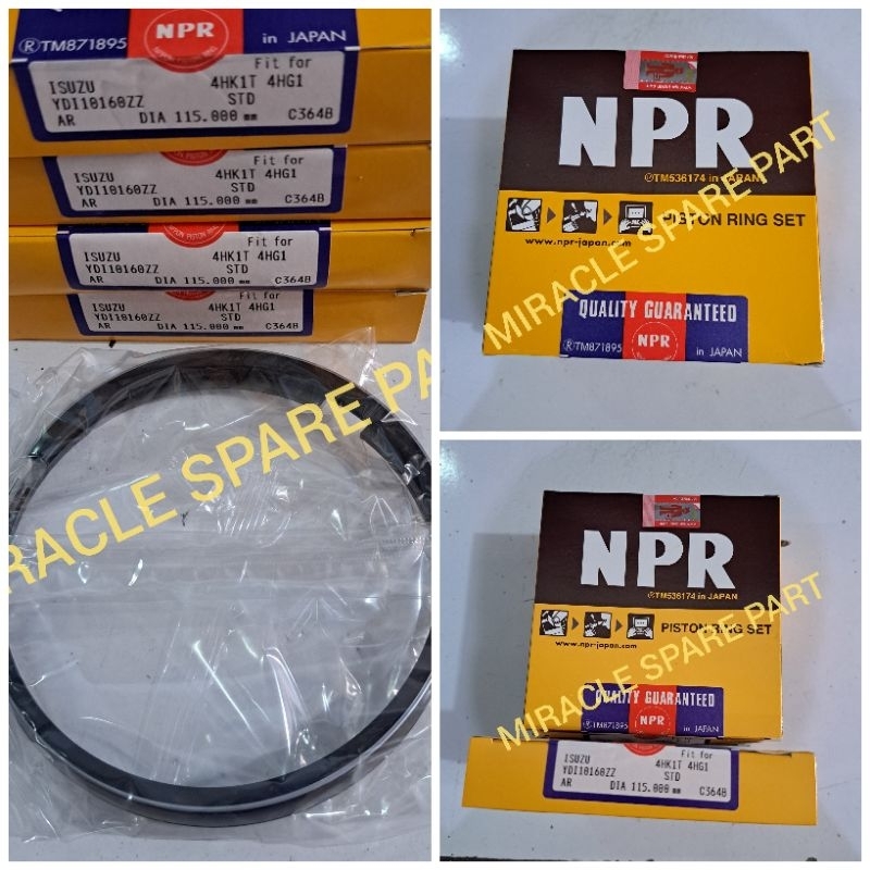 Jual Ring Piston Set Ring Seher Seker Isuzu ELF NKR71 NMR71 4HG1 NPR JAPAN | Shopee Indonesia