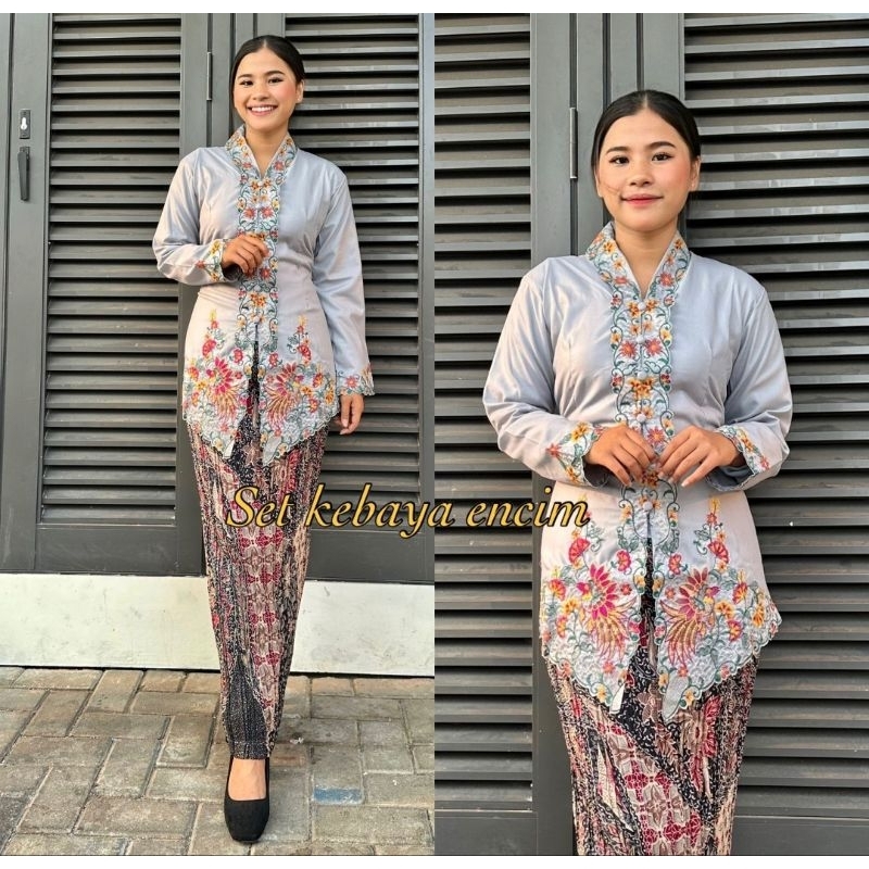 Jual Kebaya encim bmc 4 /kebaya kerancang /kebaya bordir /kebaya modren ...