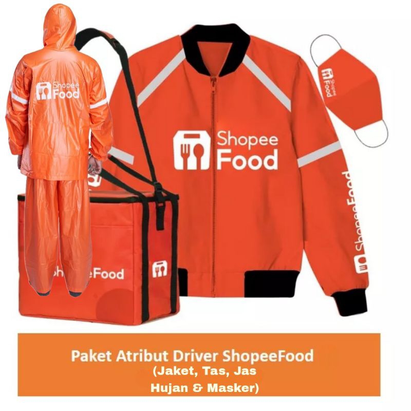 Jual Paket Atribut Driver Shop**food | Shopee Indonesia