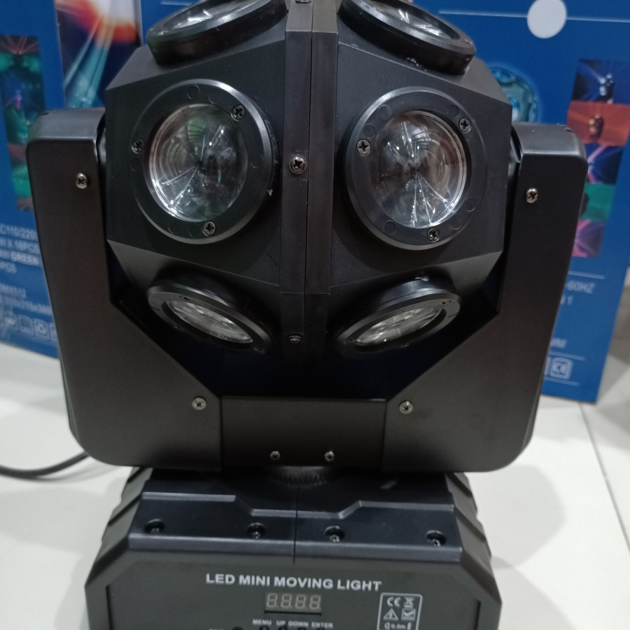 Jual Lampu Moving Ball 12x10W / Beam LED Moving Head | Shopee Indonesia