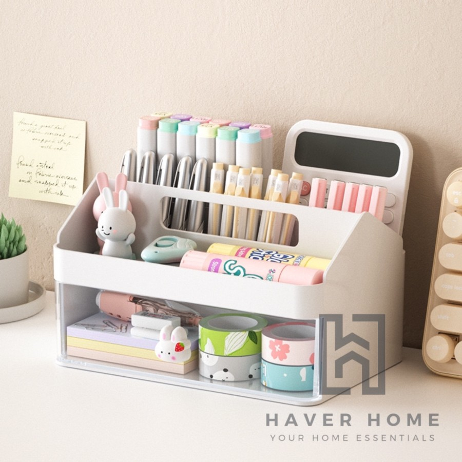 Jual ALMA - Rak Meja Laci Penyimpanan Alat Tulis Serbaguna Drawer ...