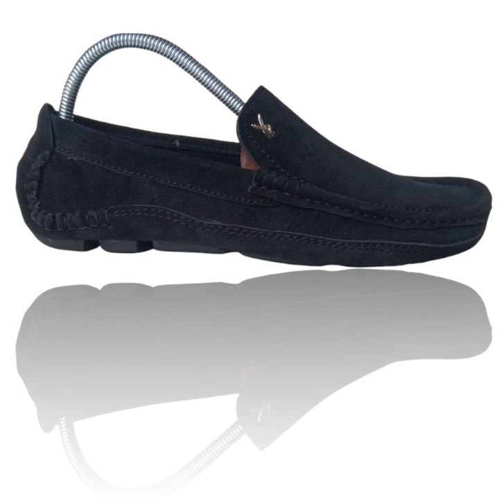 Jual Sepatu Moccasin Santai pria kulit Sol tanam slip on | Shopee Indonesia