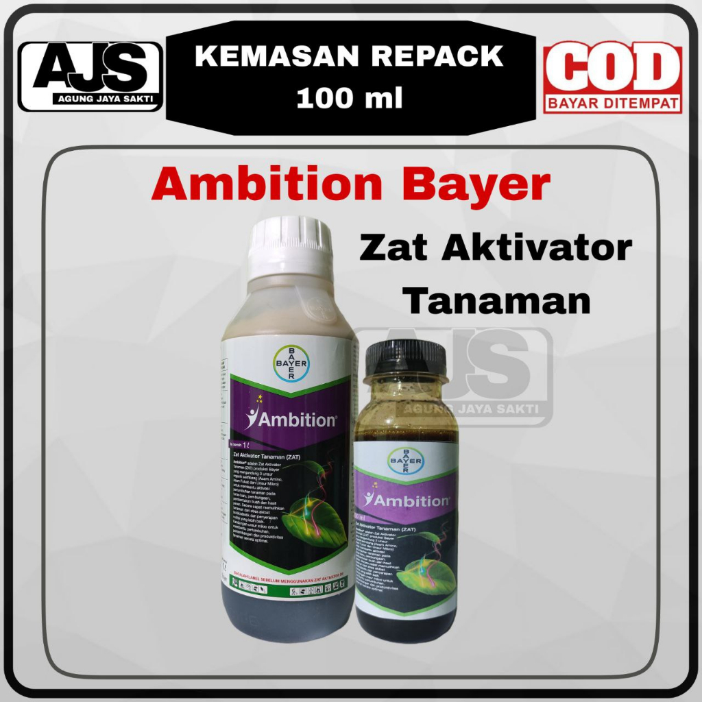 Jual Ambition Bayer Zat Aktivator Tanaman Asam Amino Kemasan Repack 100ml Original | Shopee ...
