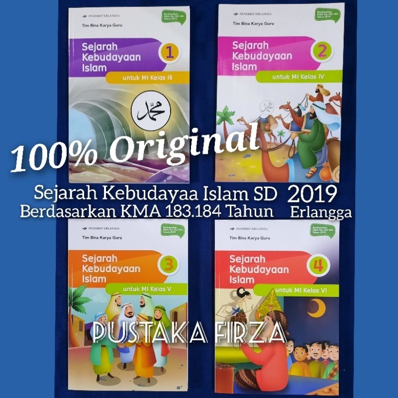 Jual Sejarah Kebudayaan Islam MI Kelas 3.4.5.6 KMA.183.184.Tahun 2019 Lulus Penilaian Kemenag RI ...