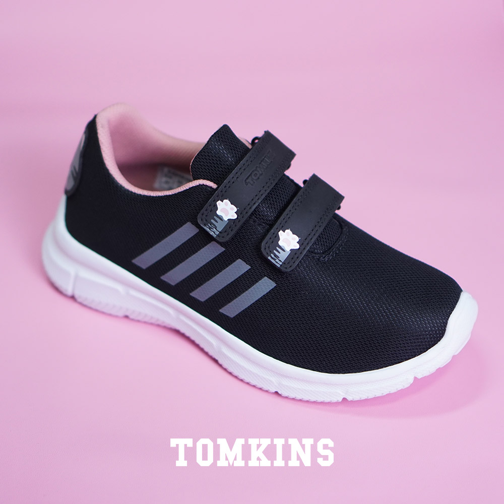 Jual TOMKINS Sepatu Anak Perempuan Strays - Black Pink | Shopee Indonesia