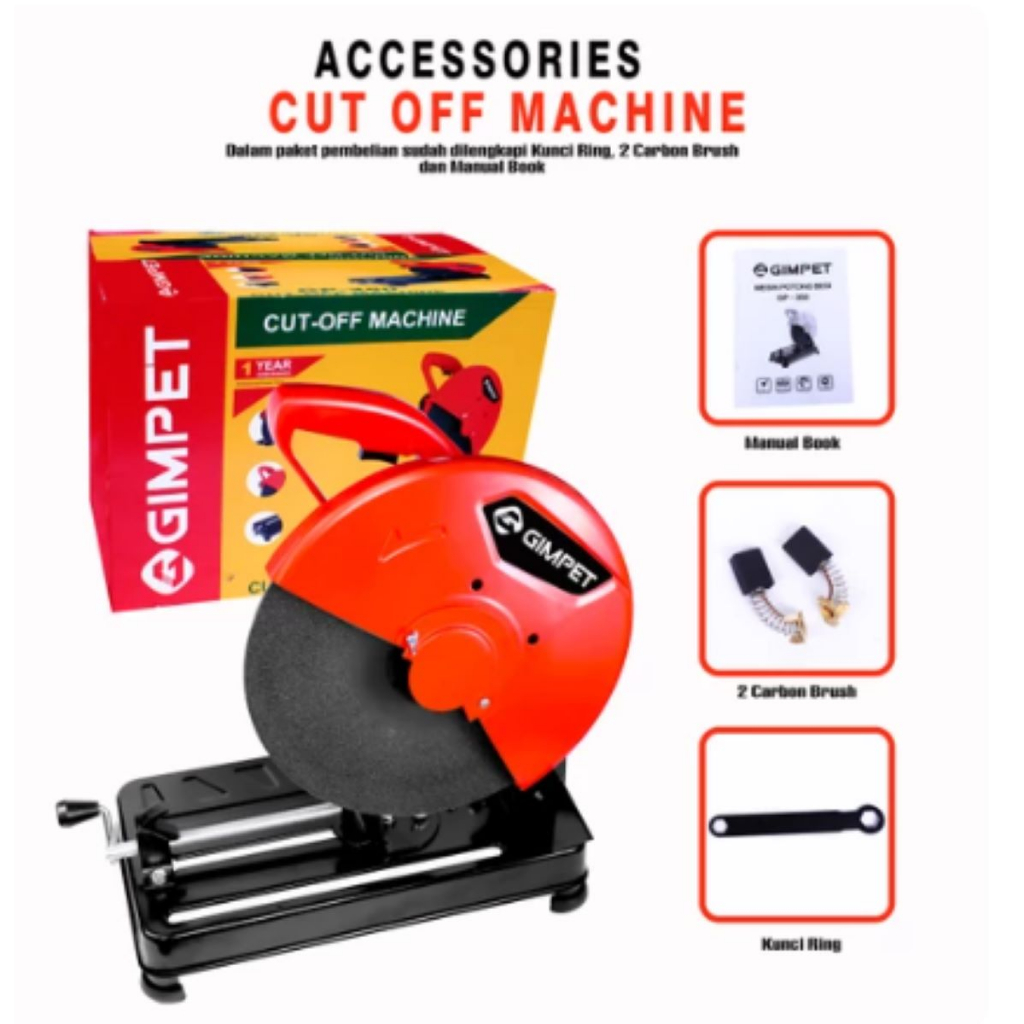 Jual MODEL MAKTEC CUT OFF 14 INCH MACHINE GIMPET GPT 350 14 inch Mesin ...