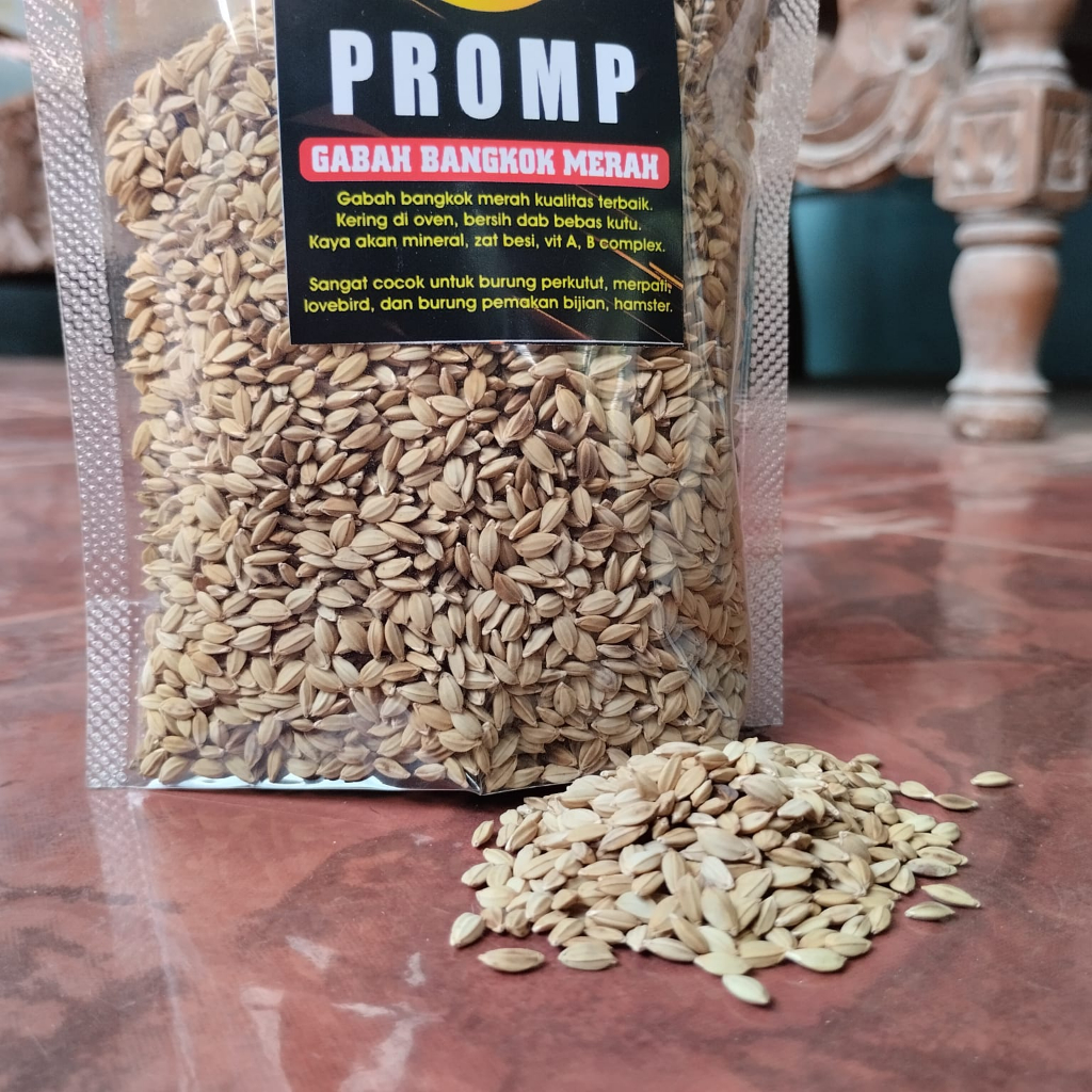 Jual Gabah Bangkok Merah Pakan Premium Perkutut dan Merpati Lomba PROMP ...