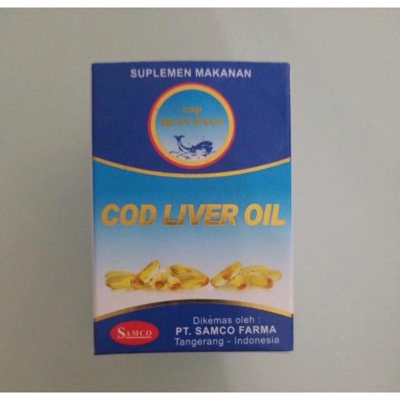 Jual Minyak ikan Cod Liver Oil Cap ikan Paus isi 100 | Shopee Indonesia