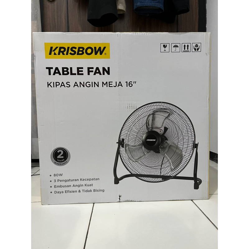 Jual KRISBOW Kipas Angin Meja 16 Inch 80 Watt | Shopee Indonesia