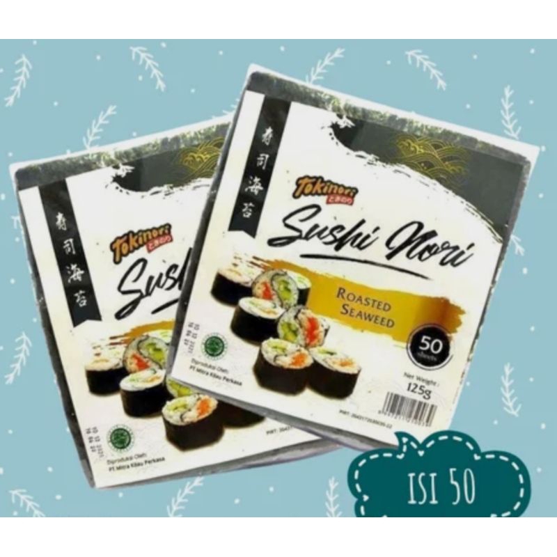 Jual Tokinori / Sushi Nori 50 sheet | Shopee Indonesia