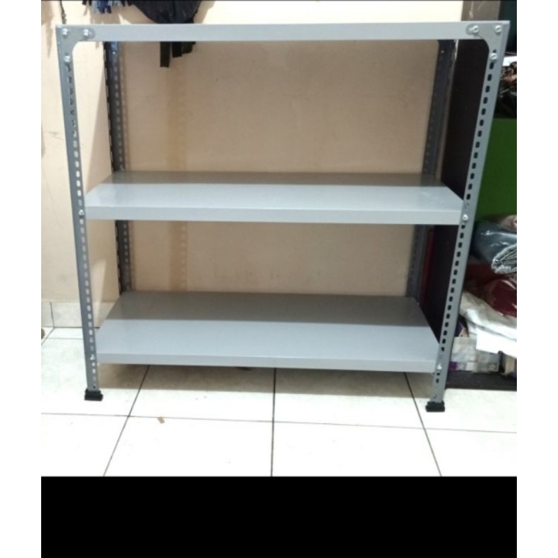 Jual Rak 3 susun/ rak tiga susun minimalis / rak gudang/ rak toko/rak ...