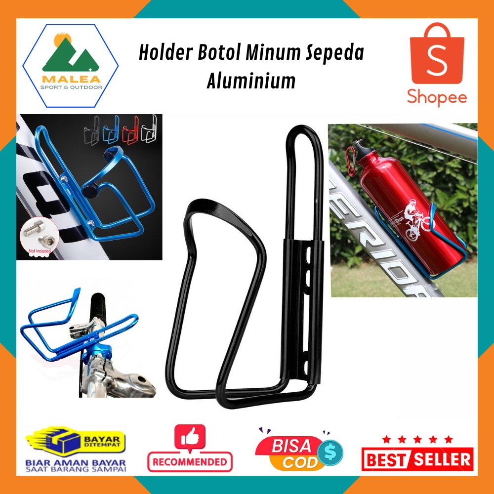 Jual Holder Botol Minum Sepeda Aluminium / Pemegang botol sepeda tempat ...