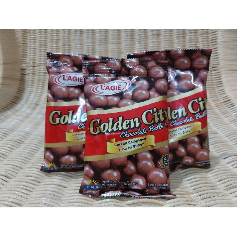 Jual Golden City Chocolate Balls Lagie/Choco Ball L'AGIE/Cokelat ...