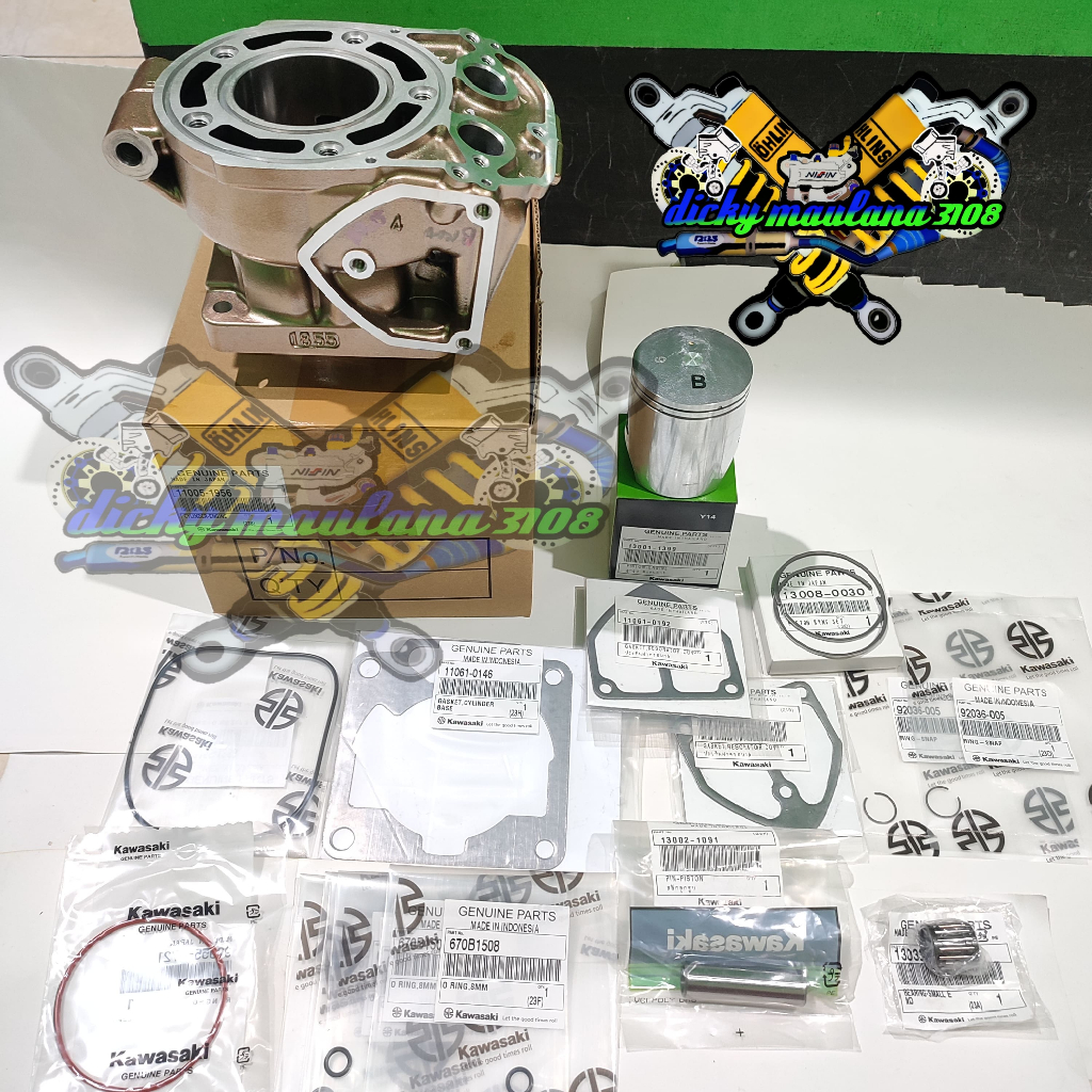 Jual BLOK BORING FULL SET 1855 GOLD NINJA 150 R SS RR OLD NEW ORIGINAL ...