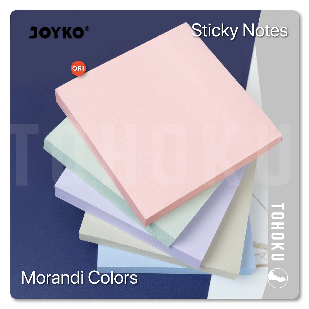 Jual (400 Lembar) Sticky Notes Pastel - Memo Tempel Joyko | Shopee ...