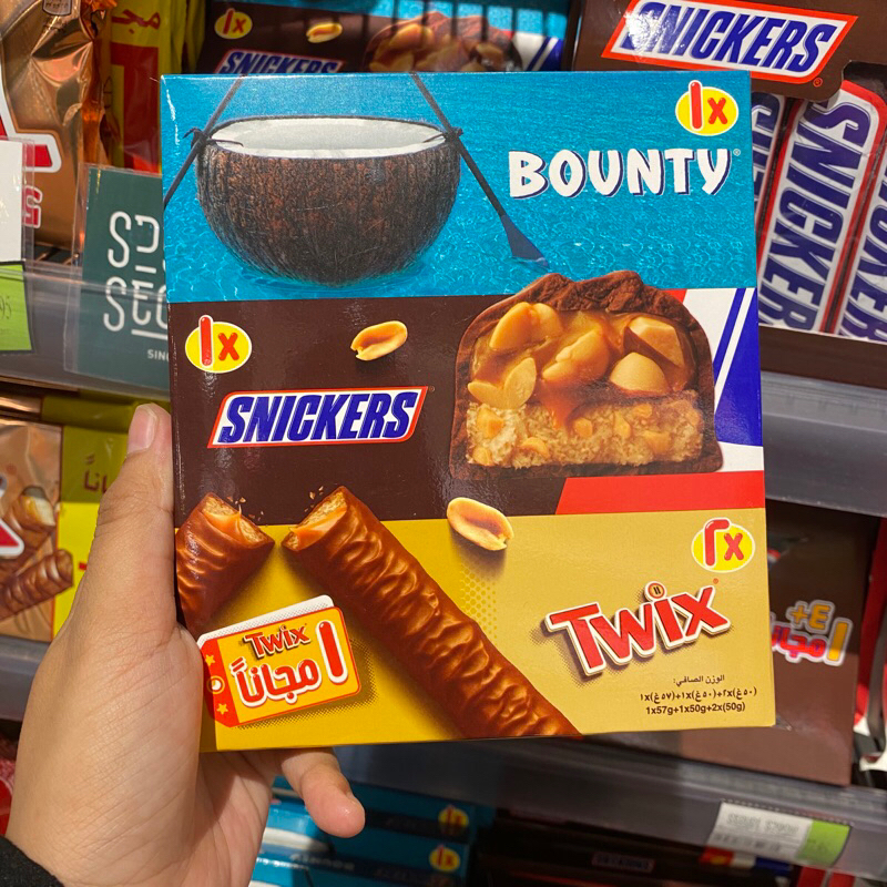 Jual MIX BOUNTY SNICKER TWIX CHOCOLATE | Shopee Indonesia