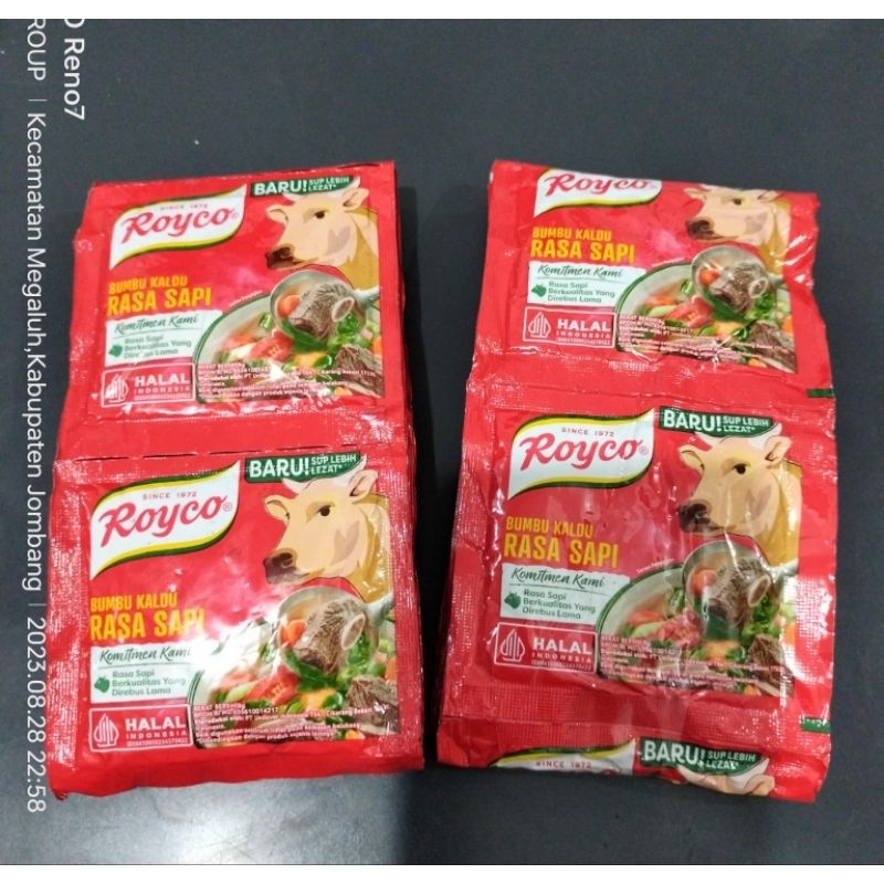 Jual ROYCO RASA SAPI RENCENG ISI 12 Sachet | Shopee Indonesia