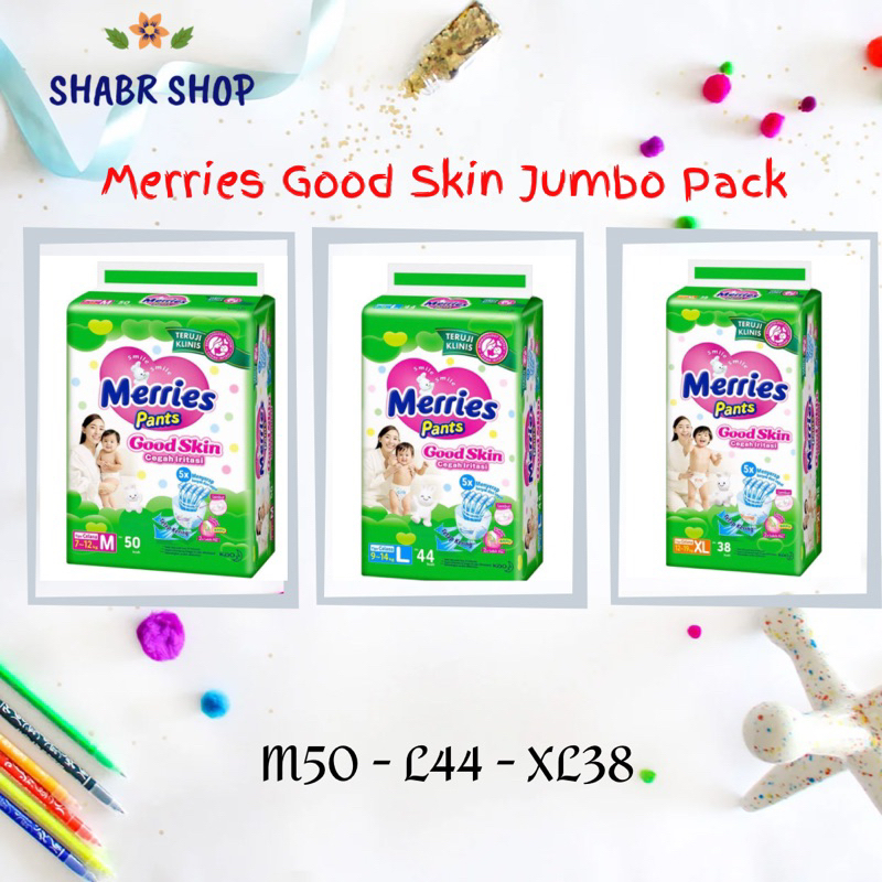 Jual (PROMO TERMURAH) Merries Pants Good Skin Hijau Celana Jumbo M50 ...