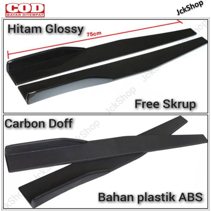 Jual Bodykit Samping Side Skirt Winglet Bumper Samping | Shopee Indonesia