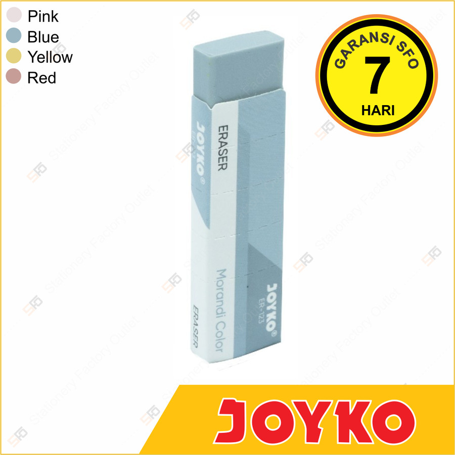 Jual Penghapus Joyko ER-123 - Morandi Pastel Color Eraser - SFO Semarang Official | Shopee Indonesia