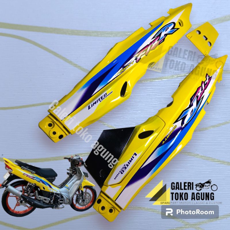 Jual Cover body belakang fizr fiz r f1z r kuning set striping set bok ...