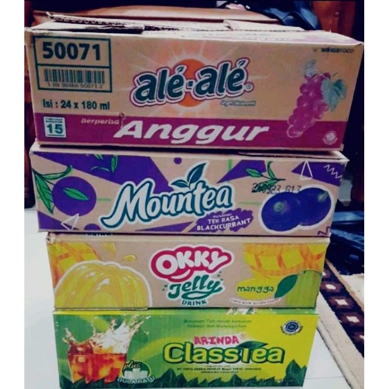 Jual Per KILOGRAM!!! ( Isi 6pcs/kg) KARDUS DUS BEKAS ALE-ALE DLL ...