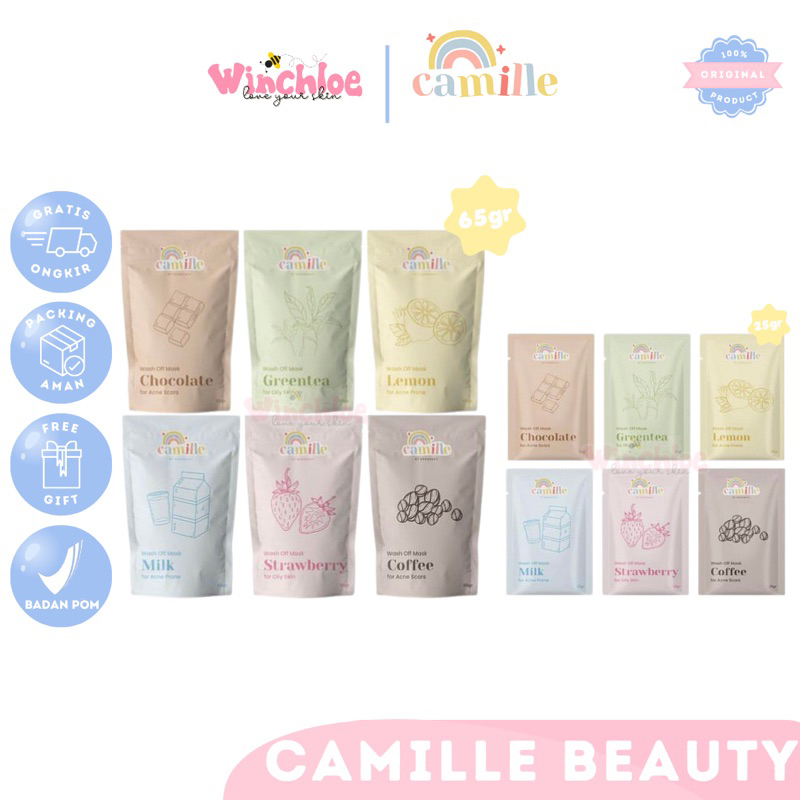 Jual ️WINCHLOE ️ 𝐌𝐀𝐒𝐊𝐄𝐑 𝐂𝐀𝐌𝐈𝐋𝐋𝐄 𝐁𝐄𝐀𝐔𝐓𝐘 CAMILLE BPOM APPROVED/ MASKER CAMILLE BEAUTY/ FACEMASK ...
