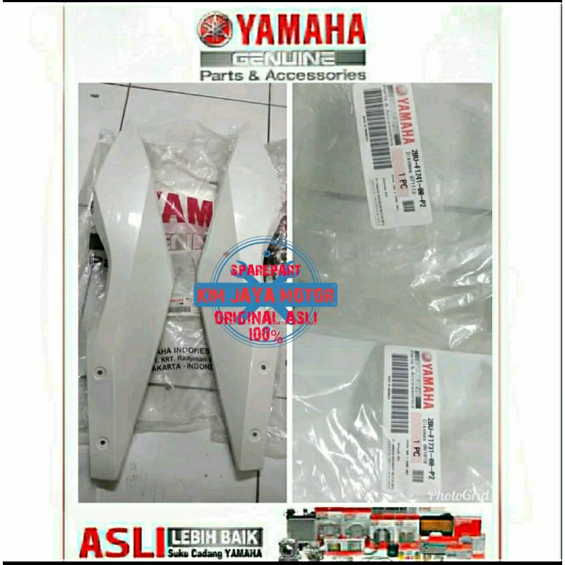 Jual Cover body belakang xride X-Ride 115 putih harga sepasang | Shopee Indonesia