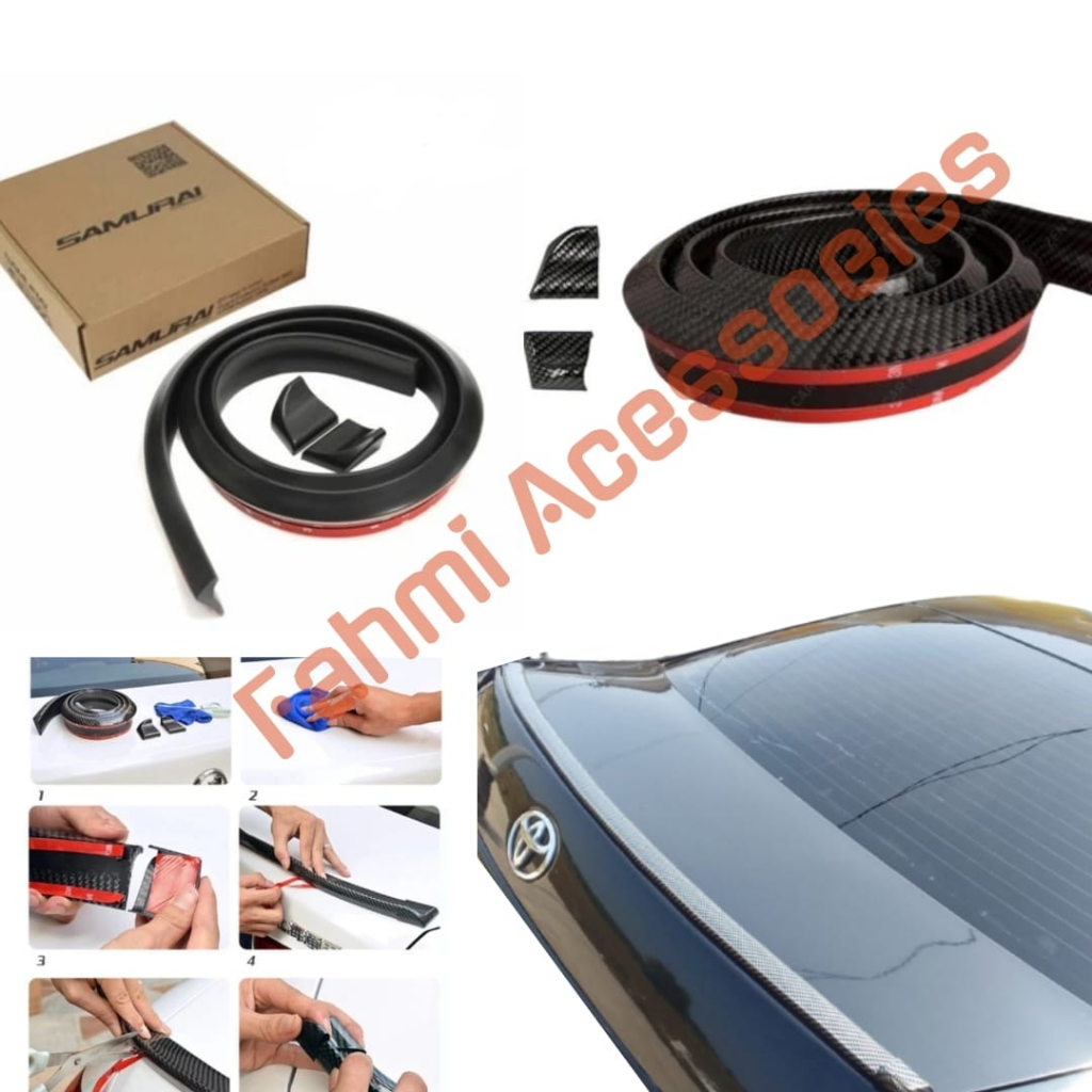 Jual Mini Ducktail Spoiler Mobil Sedan Lips Bagasi Belakang Toyota ...