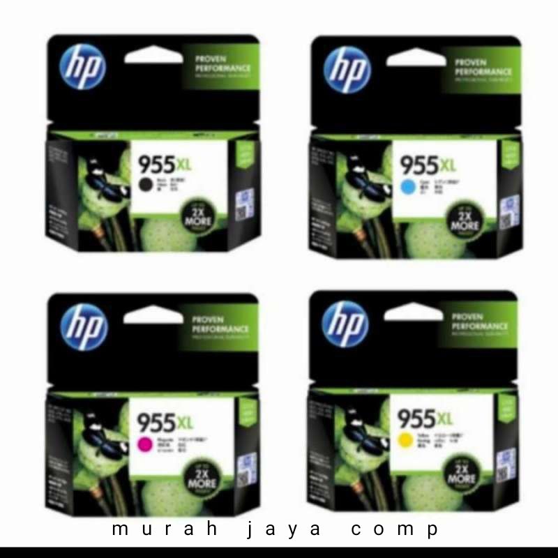 Jual tinta printer/cartridge hp 955 XL color original | Shopee Indonesia