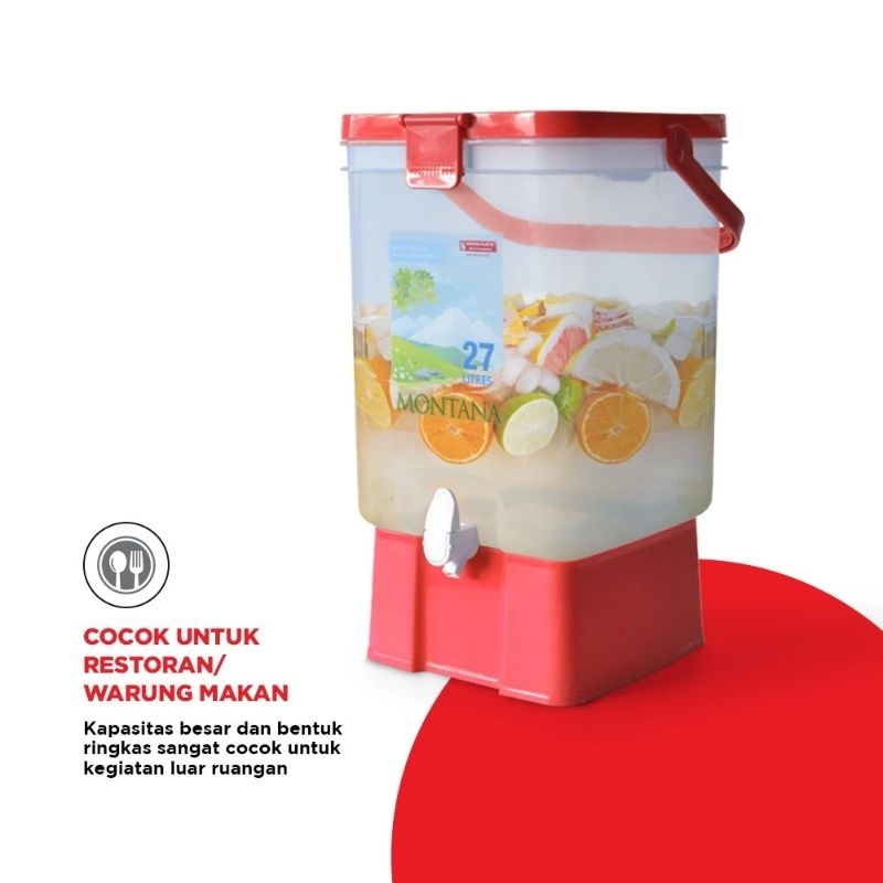 Jual DISPENSER AIR MINUM / MONTANA WATER DISPENSER 27 L MASPION ...