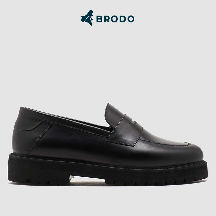 Jual BRODO - Sepatu Comforto Boots Full Black | Shopee Indonesia